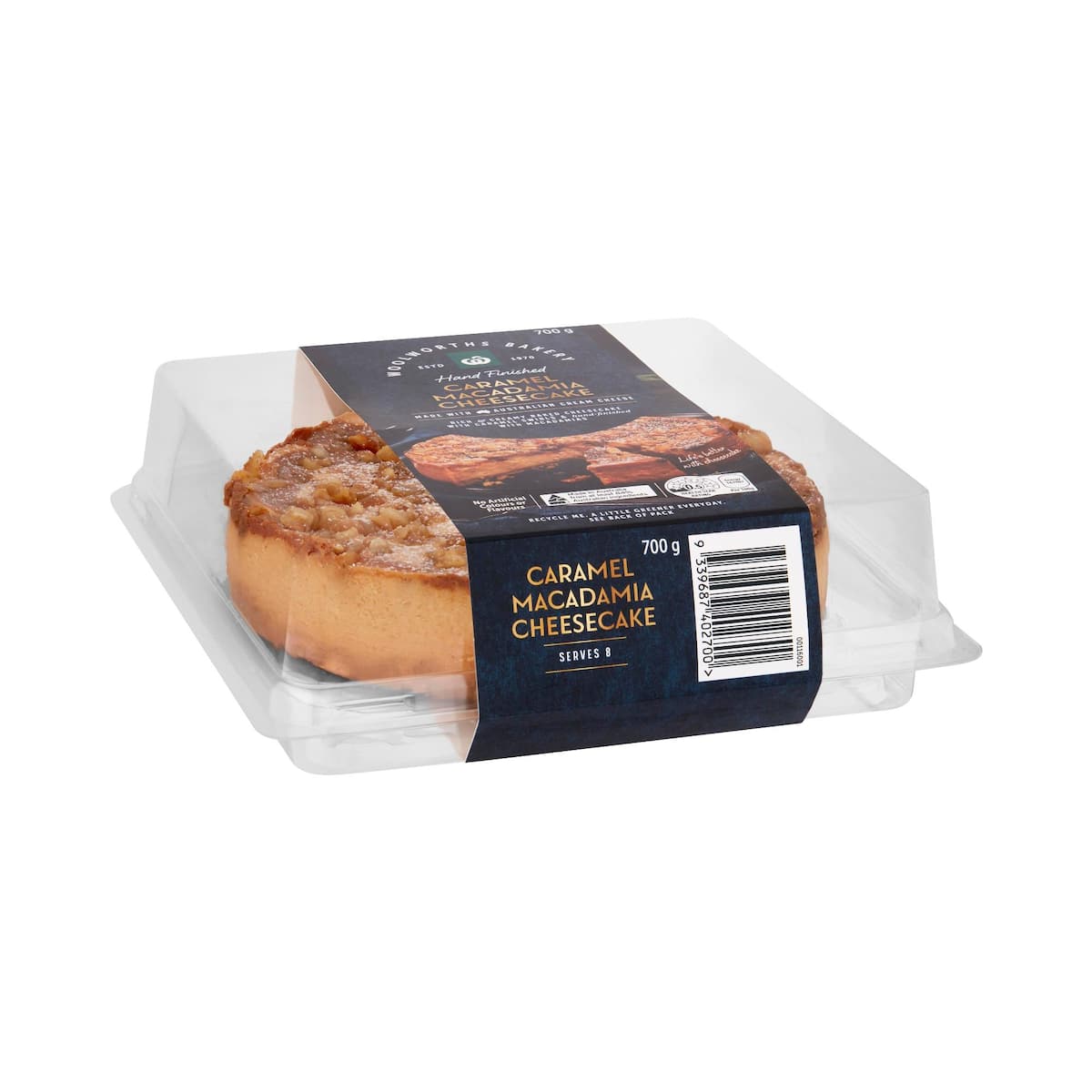Woolworths Caramel Macadamia Cheesecake 700g | bunch