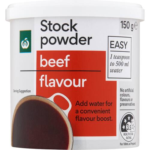 Woolworths Stock Powder Beef 150g | bunch