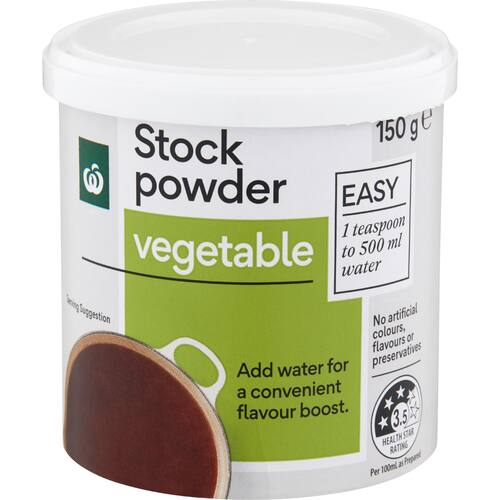 Woolworths Stock Powder Vegetable 150g | bunch