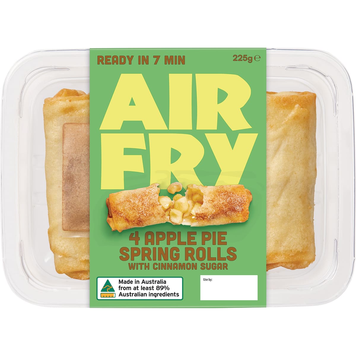 Air Fry Apple Pie Spring Rolls With Cinnamon Sugar 4 pack | bunch