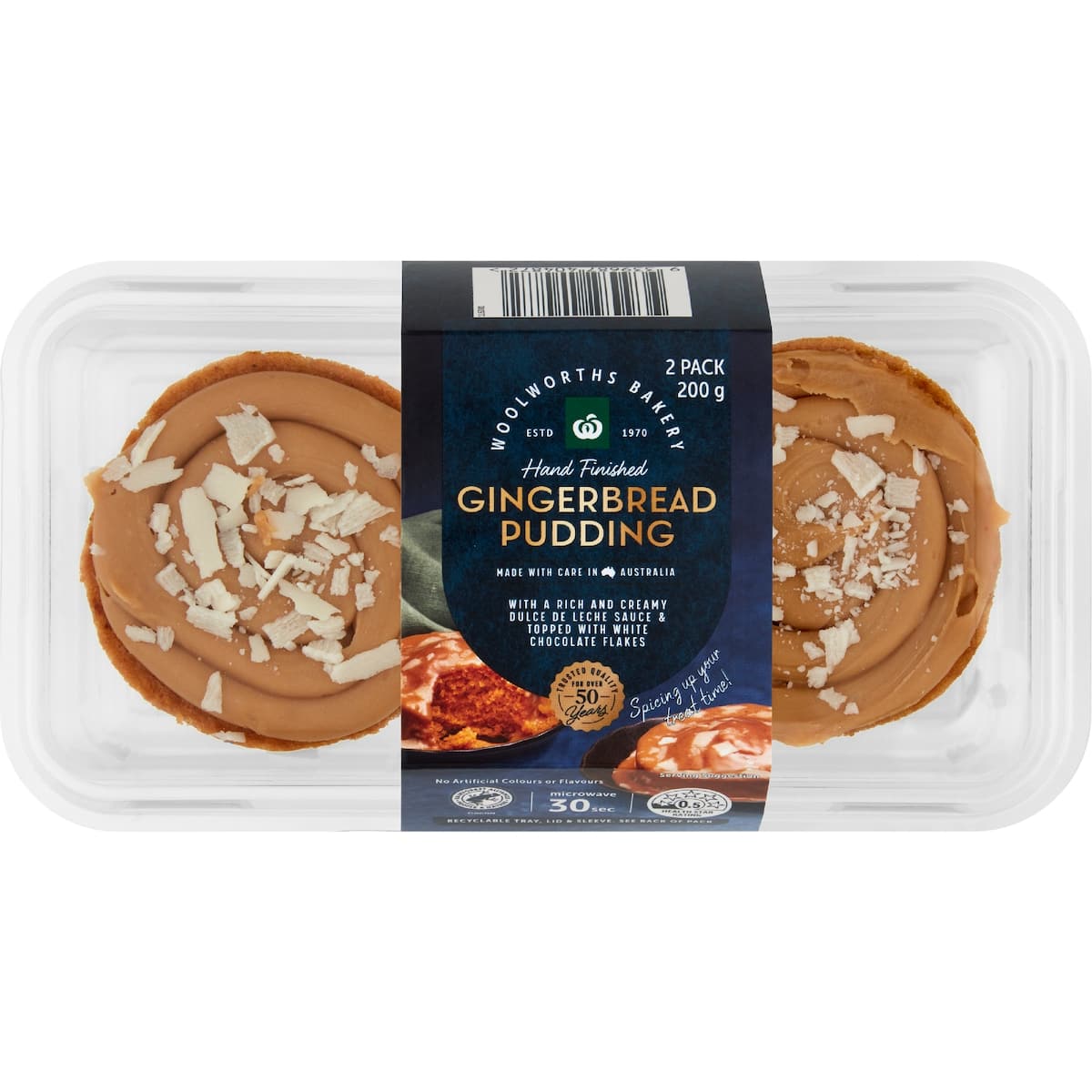 Woolworths Gingerbread Pudding 2 pack | bunch