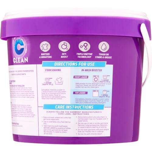 Clean Triple Enzyme Stain Remover Power Soaker 3kg | bunch