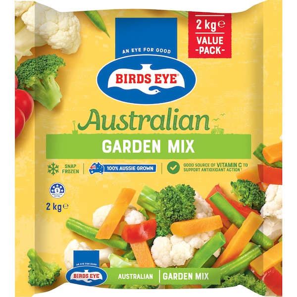 Birds Eye Australian Garden Mix Broccoli Carrots Green Beans Capsicum ...