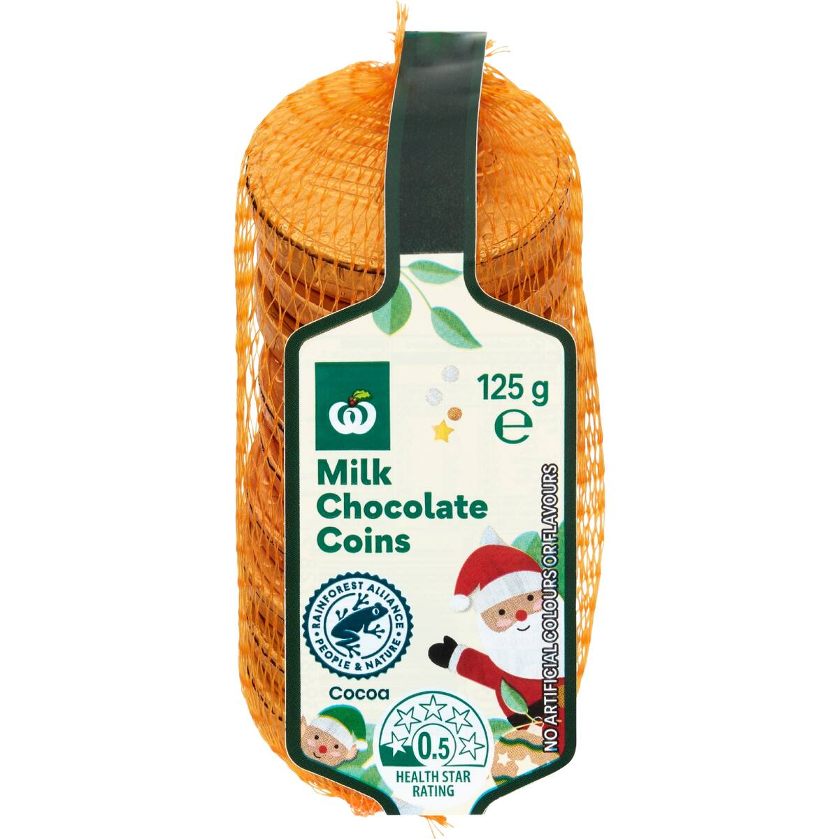 Woolworths Milk Chocolate Coins 125g | bunch