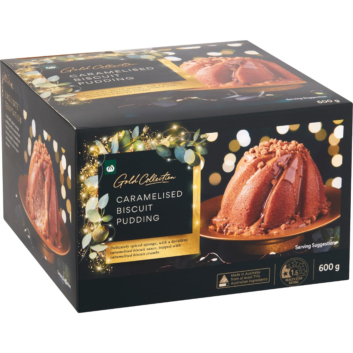 Woolworths Gold Caramelised Biscuit Pudding 600g | bunch