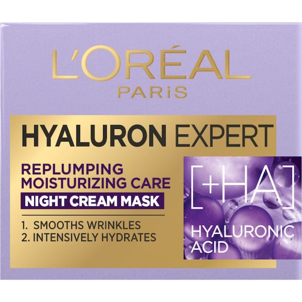 L'Oreal Paris Hyaluron Expert Night Cream Mask 50mL | Woolworths