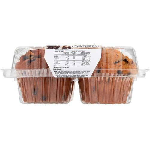 Woolworths Choc Chip Muffins 4 pack | bunch