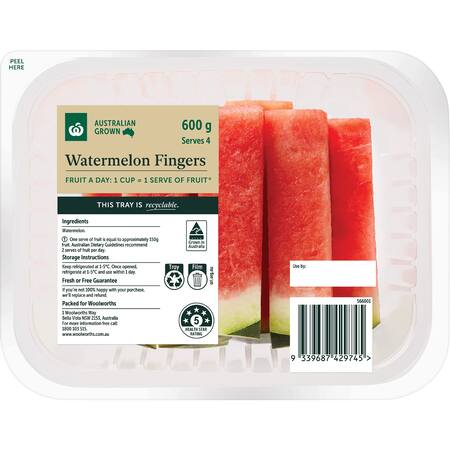 Get Woolworths Watermelon Fingers 600g delivered to your doorsteps in ...