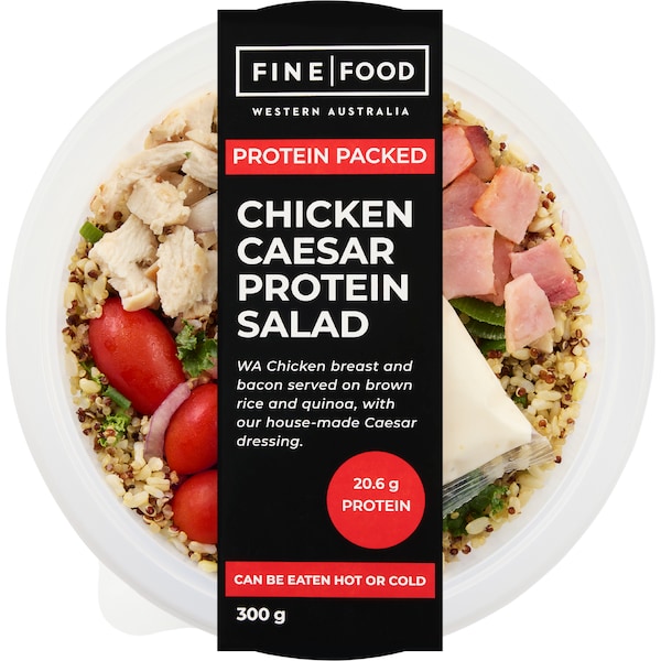 Fine Food Chicken Caesar Protein Salad 300g | Woolworths