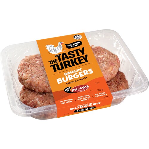 Ingham's Turkey Burgers 500g | bunch