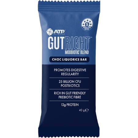 Get ATP Science Gutright Modbiotic Blend Bar Chocolate Liquorice 40g ...
