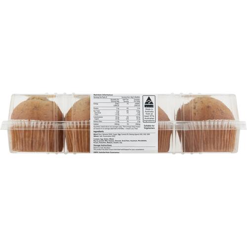 Woolworths Mini Banana Muffin 8 Pack | bunch