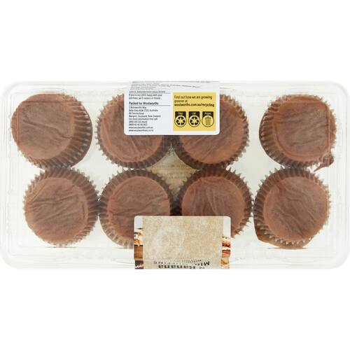 Woolworths Mini Banana Muffin 8 Pack | bunch