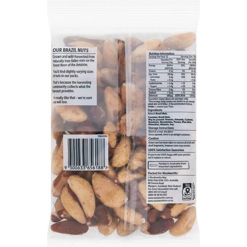 Woolworths Brazil Nut Kernals 400g | bunch