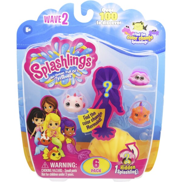 Splashlings Wave 2 6 Pack | Woolworths