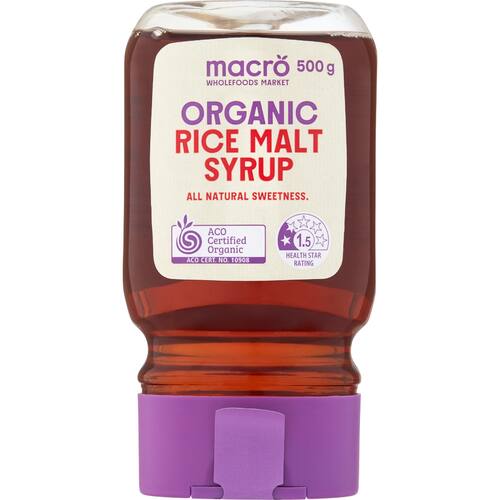 Macro Light & Golden Rice Malt Syrup 500g | bunch
