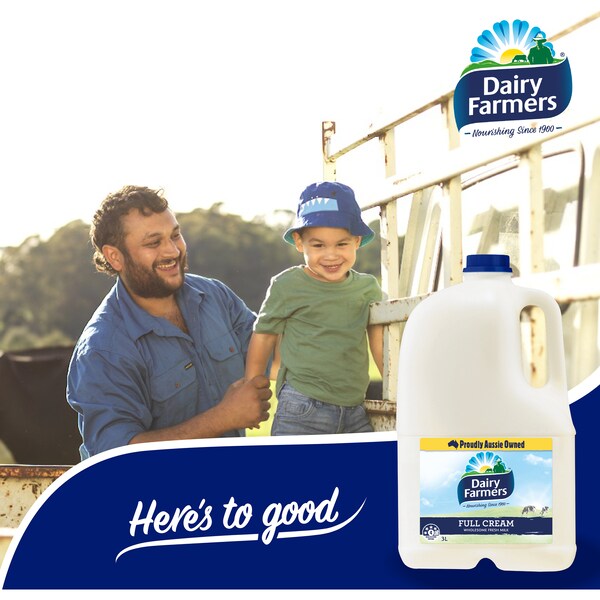 Dairy Farmers Full Cream Milk 3l | Woolworths