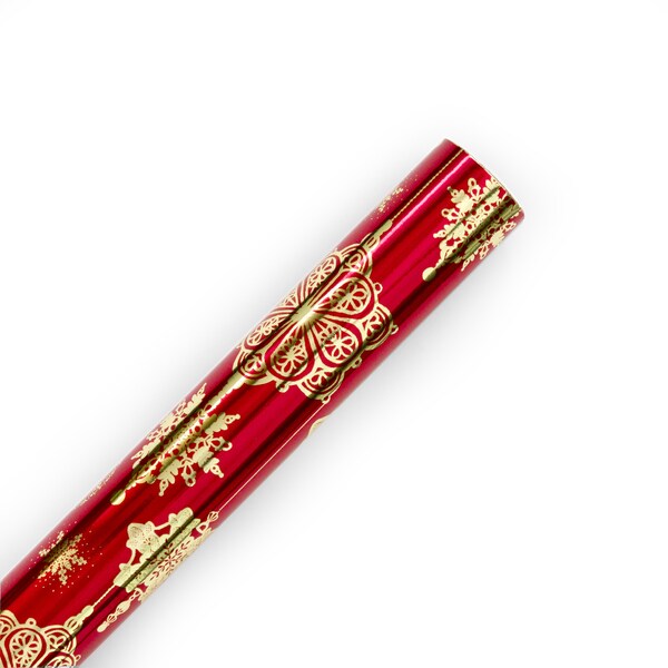 Christmas Classic Wrapping Paper Snow Flake 2m | Woolworths