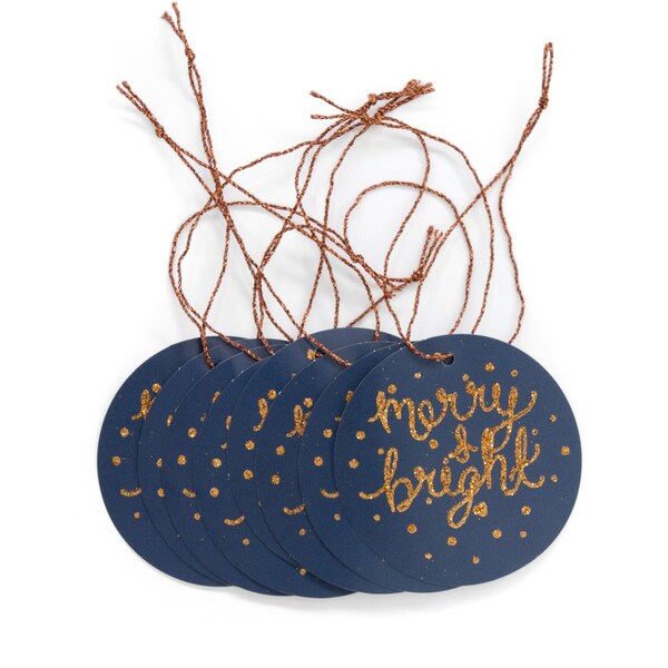 Christmas Shine Bright Gift Card Tag 8pk | Woolworths