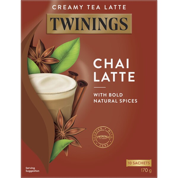 Twinings Chai Latte Sachets 10 Pack | Woolworths