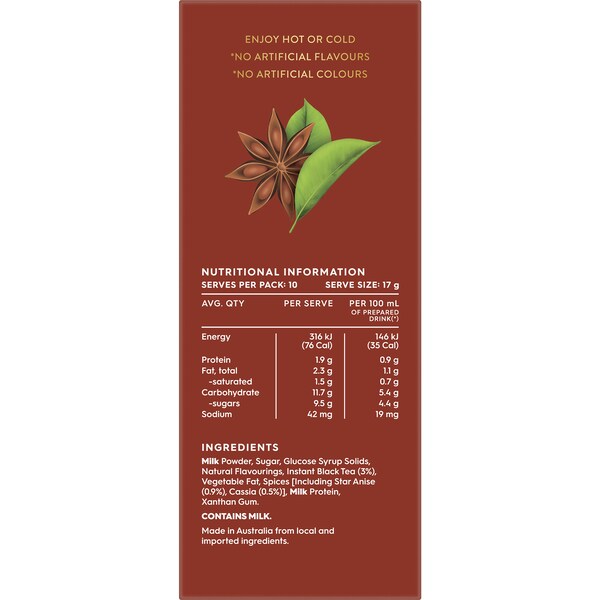 Twinings Chai Latte Sachets 10 Pack | Woolworths