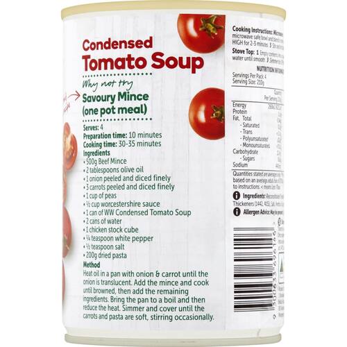 Woolworths Tomato Soup 420g | bunch
