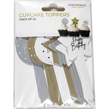 Get Whiz Pop Bang Cupcake Toppers Assorted 24 pack delivered to your ...