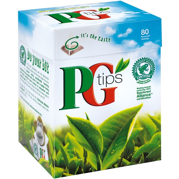 PG Tips Pyramid Teabags 80 pack | Woolworths