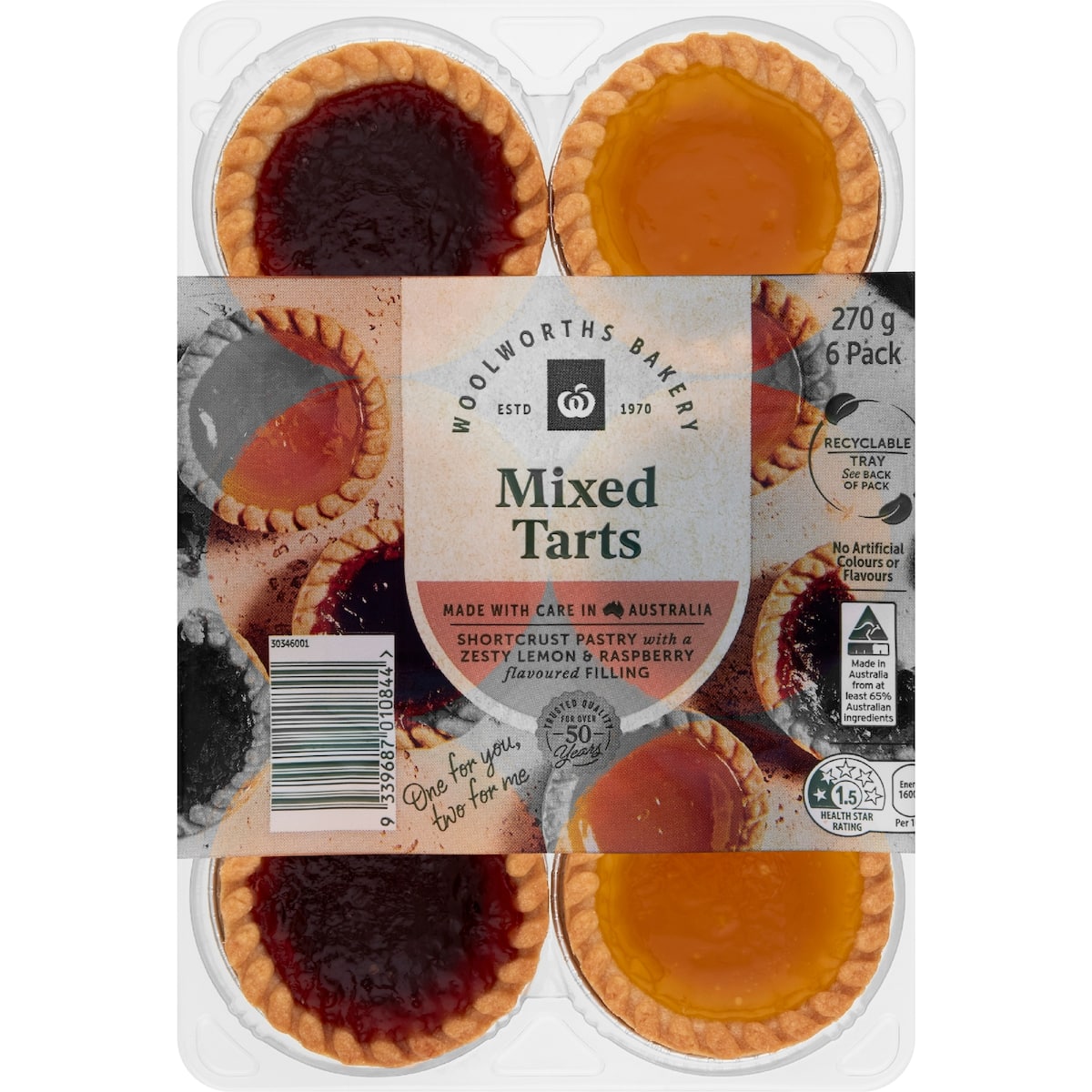 Woolworths Mixed Tarts 6 Pack | bunch