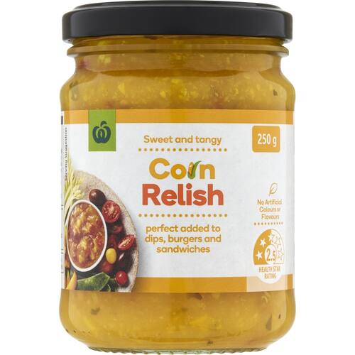 Woolworths Corn Relish 250g | bunch