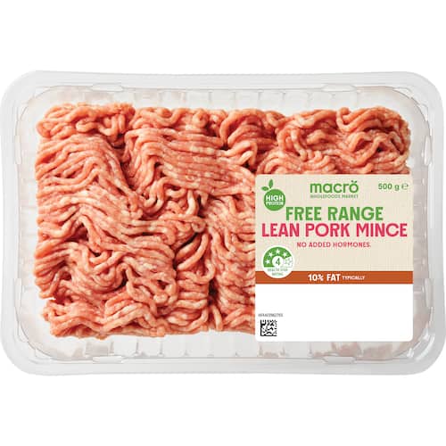 Macro Free Range Lean Pork Mince 500g | bunch
