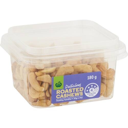 Woolworths Cashew Roasted Snack Pots 180g | bunch