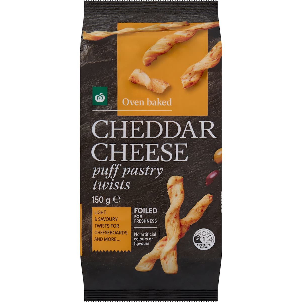 Woolworths Cheddar Cheese Puff Pastry Twists 150g | bunch