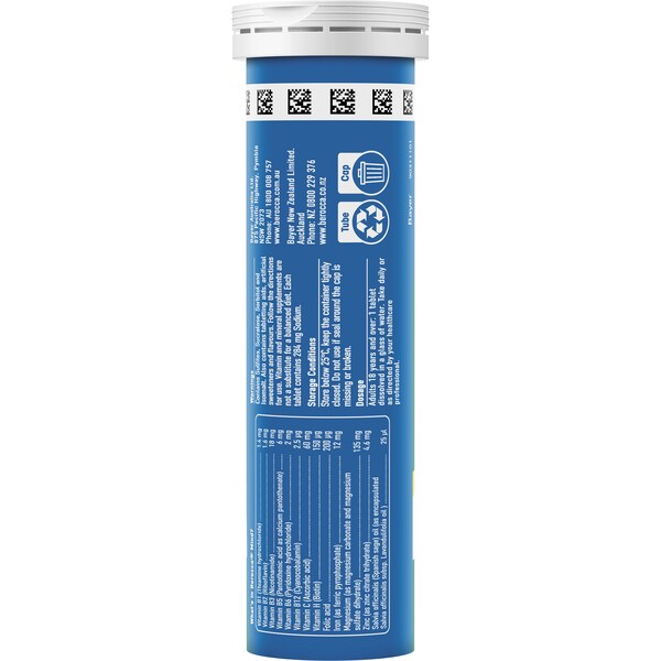 Berocca Mind Effervescent Tablets Citrus Flavour 20 Pack | Woolworths