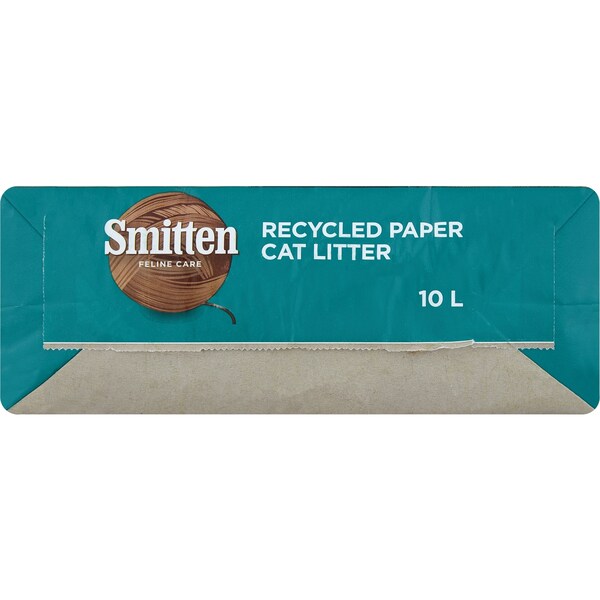 Smitten Recycled Paper Cat Litter 10l | Woolworths
