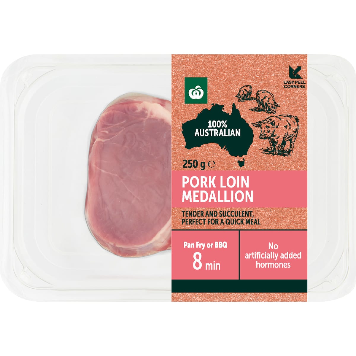 Woolworths Pork Medallion 250g | bunch
