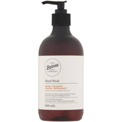 Balnea Orange Lemon and Bergamot Hand Wash 500ml | bunch