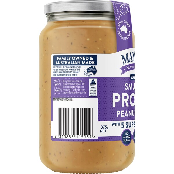 Mayver's Smunchy Protein Plus 5 Seeds Peanut Butter 375g | Woolworths