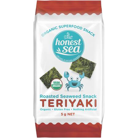 Get Honest Sea Roasted Seaweed Snack Teriyaki 5g delivered to your ...
