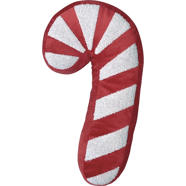 Christmas Candy Cane Shaped Cushion each | Woolworths