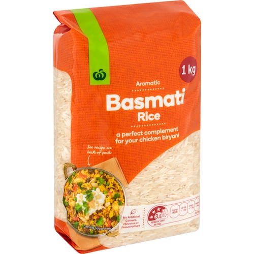 Woolworths Basmati Rice 1kg | bunch