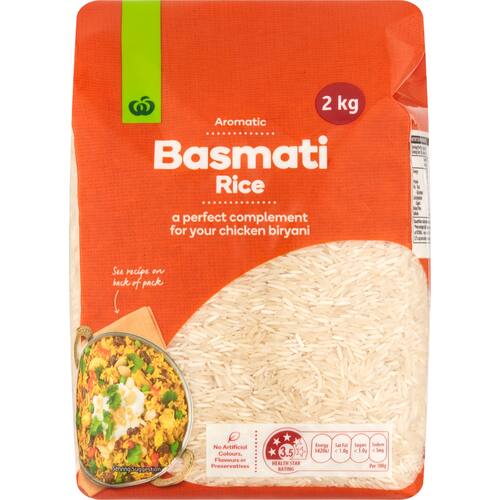 Woolworths Basmati Rice 2kg | bunch