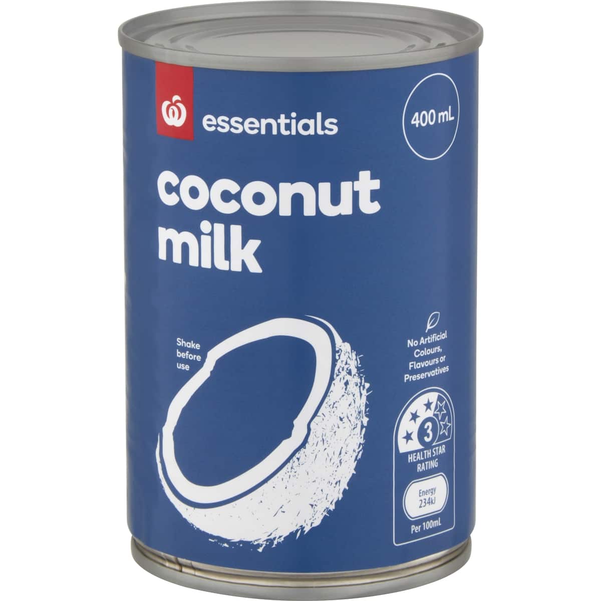 Woolworths Essentials Coconut Milk 400ml | bunch