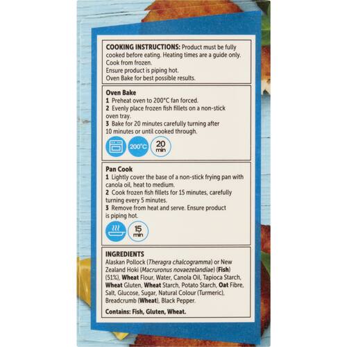 Woolworths Frozen Fish Crumbed 1kg | bunch