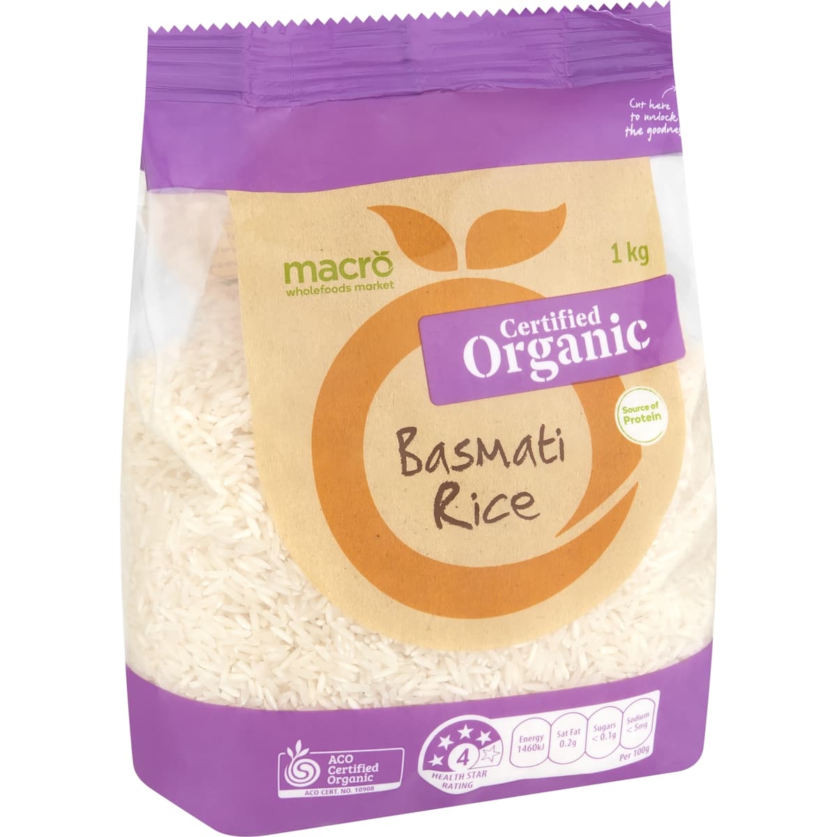 Macro Organic Basmati Rice 1kg | bunch