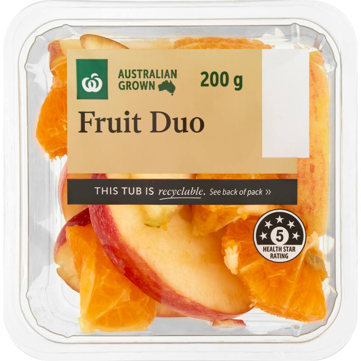 Woolworths Fruit Duo Tub 200g | bunch