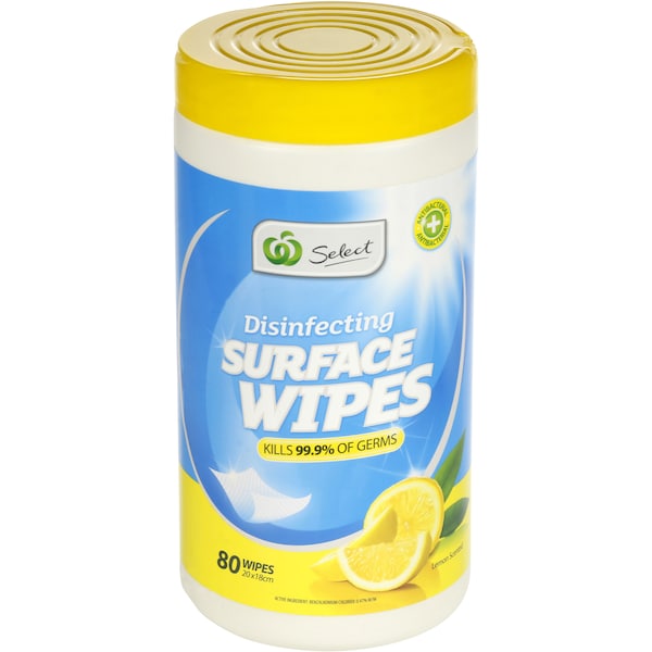 Woolworths Multipurpose Disinfecting Surface Wipes 80 Pack | Woolworths
