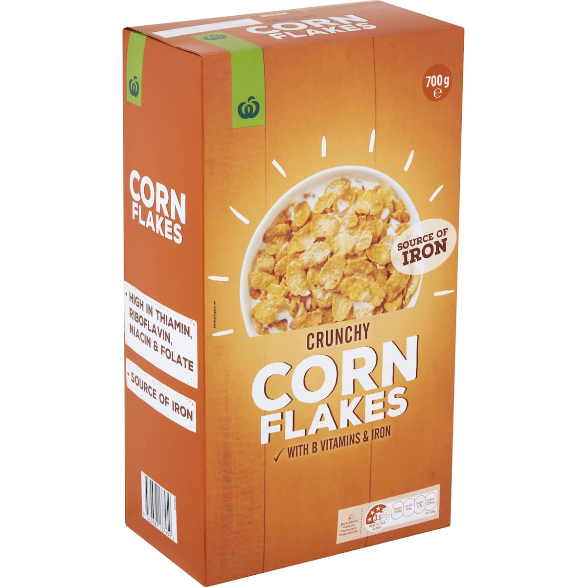 Woolworths Crunchy Corn Flakes 700g | bunch