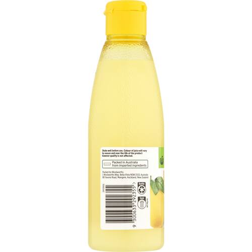 Woolworths Lemon Juice 250mL | bunch