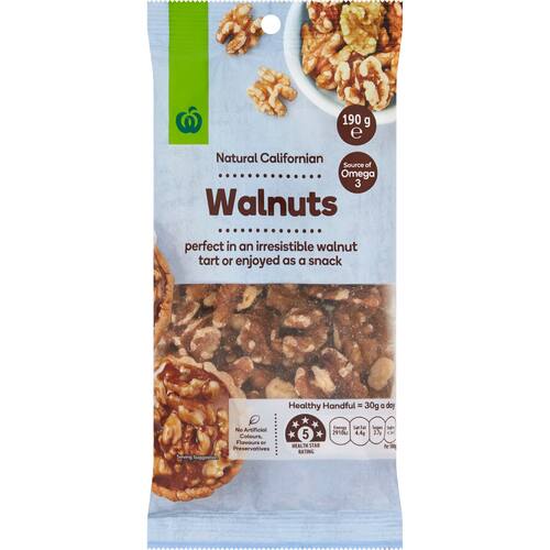 Woolworths Walnuts Californian 190g | bunch